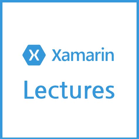 Xamarin 강좌