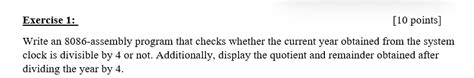 solved exercise 1 [10 ﻿points]write an 8086 assembly program