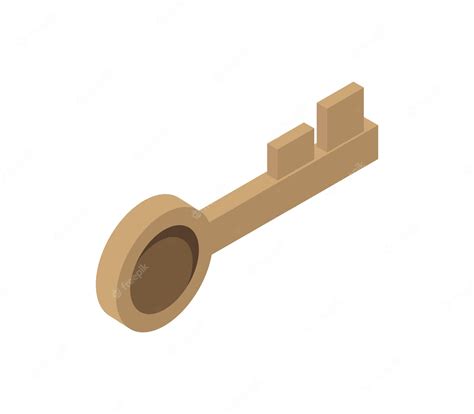Premium Vector Isometric Key