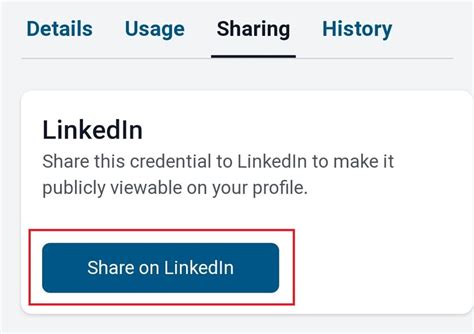 Share My Credentials M