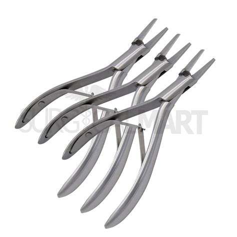 3 Pcs English Anvil Pattern Nail Splitter Set 55 Surgical Mart