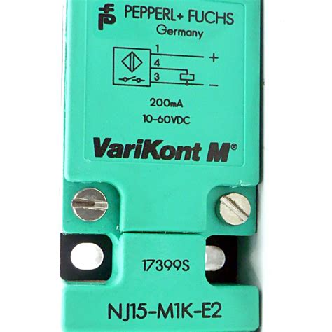 Maschinenteil24 Pepperl Fuchs Inductive Sensor Nj15 M1k E2 Buy Online