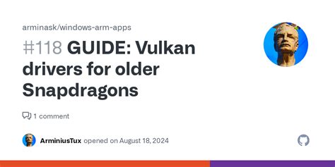 Guide Vulkan Drivers For Older Snapdragons · Issue 118 · Arminask