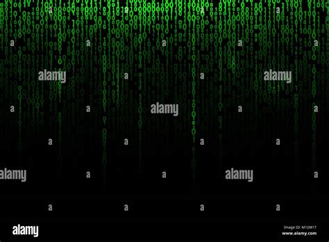 Green Falling Digits Background Binary Backdrop Illustration Stock Vector Image And Art Alamy