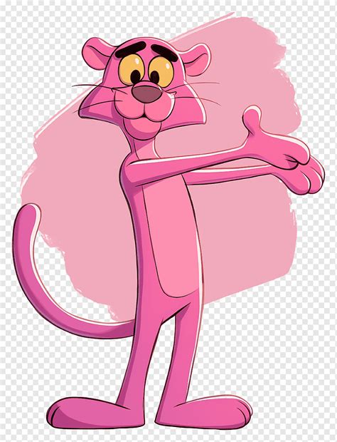 Pink Panther Pink Panther Cartoon Illustration Png Pngwing