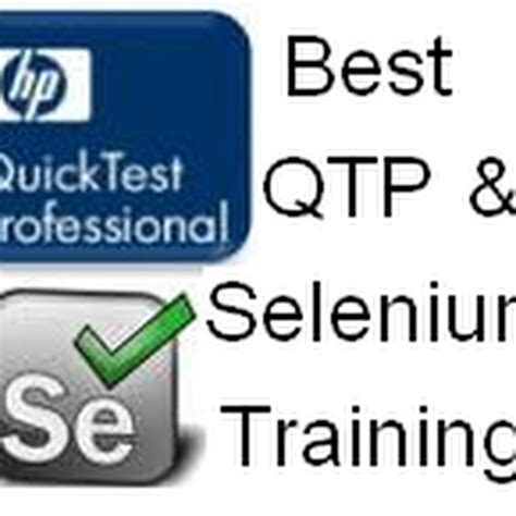 Qtp Selenium Training Youtube