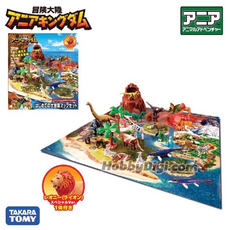 Takara Tomy Ania Set Ania Kingdom Play Map Includes 1 Lion Figure Ania Kingdom
