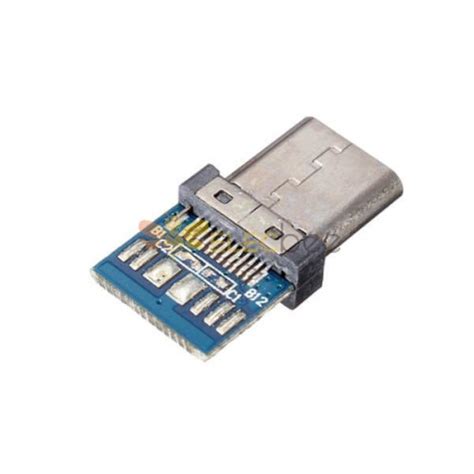 31 Usb Type C 암 스트레이트 롱 바디 Pcb 마운트 20개