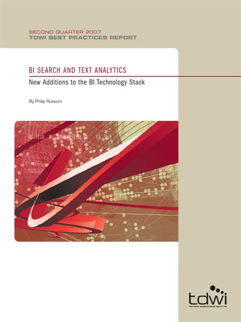 tdwi best practices report text analytics pdf business