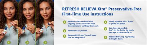 Refresh Relieva Pf Xtra Preservative Free Artificial Tears Lubricant Eye Drops 0 33