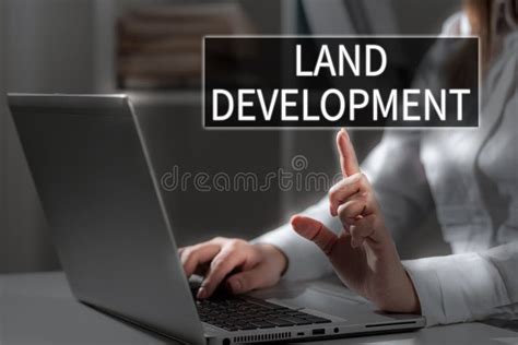 Writing Displaying Text Land Development Business Concept Process Of Acquiring Land For