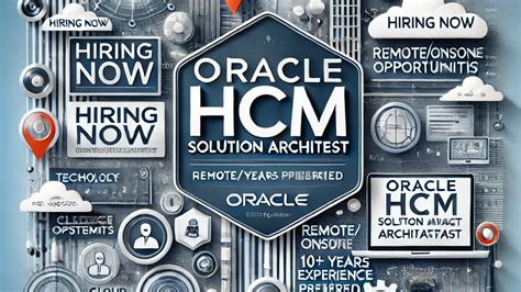Hiring Oracle Hcm Solution Architect