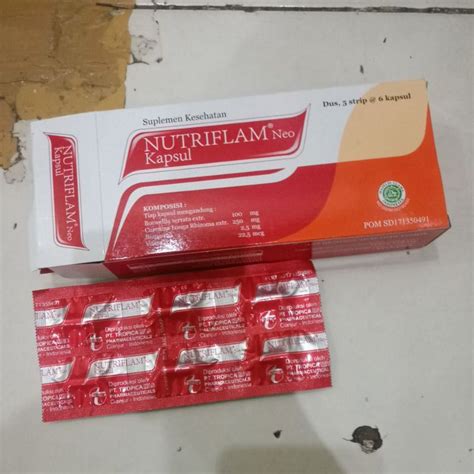 Jual Nutriflam Neo Strip 6 Kapsul Shopee Indonesia