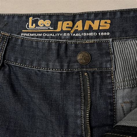 Lee Mens Navy Jeans Depop