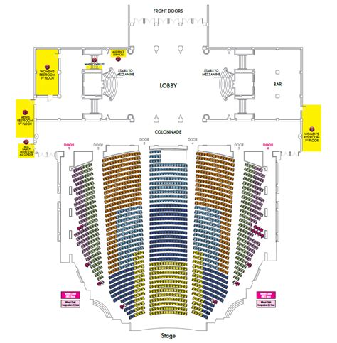 Seating Charts Broadway In Hollywood