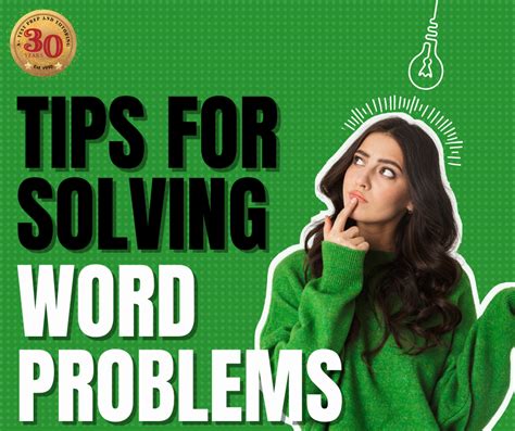 Tips For Solving Word Problems A Test Prep And Tutoring