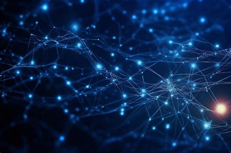 Premium Photo Abstract Neural Connections For AI And Big Data Design