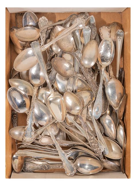 Sterling Silver Spoon Assortment Auction