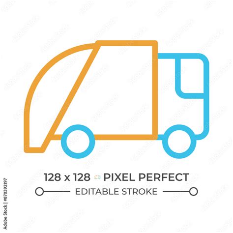 Waste Disposal Two Color Line Icon Garbage Management Transportation Of Trash To Landfill Waste Disposal Two Color Line Icon Garbage Management Transportation Of Trash To Landfill