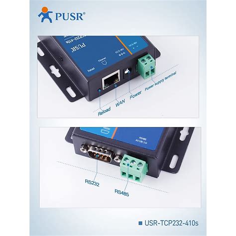 Pusr Rs232 Rs485 Modbus Rtu To Modbus Tcp Gateway Serial To Ethernet