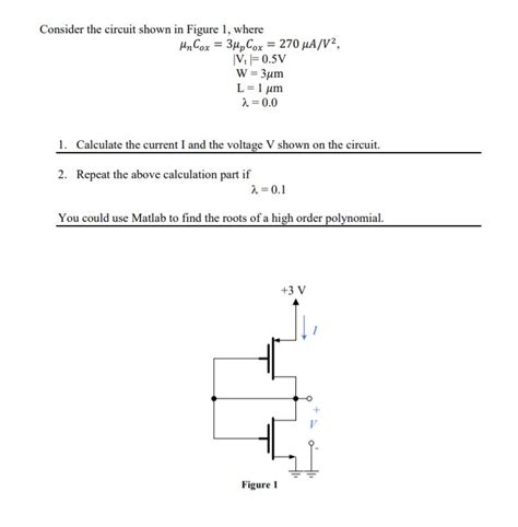 Solved Consider The Circuit Shown In Figure 1 Where V0 5v
