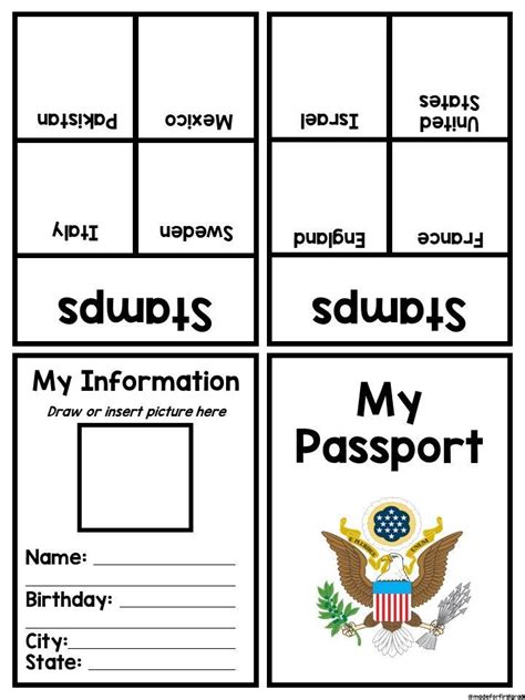 11 Free Passport Templates Word Excel Pdf Formats Artofit