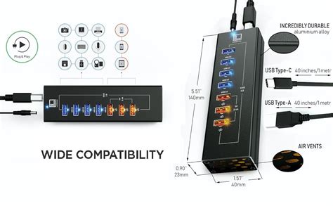 Internal V Multi Port Usb Hub Mertqearth