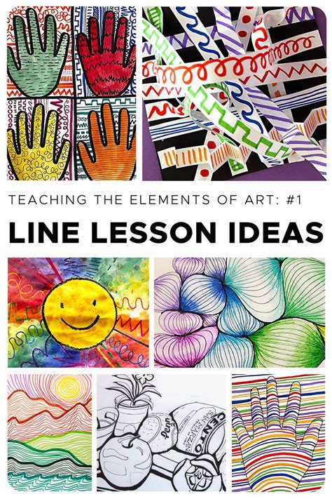 How To Teach Elements Of Art Line Art Lesson Ideas