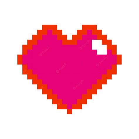 Pixel Heart Vector