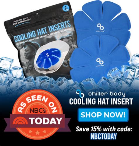 Home Chiller Body Cooling Hat Inserts