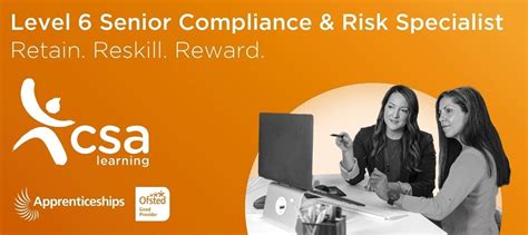 Level 6 Senior Compliance And Risk Specialist Apprenticeship Csa Learning