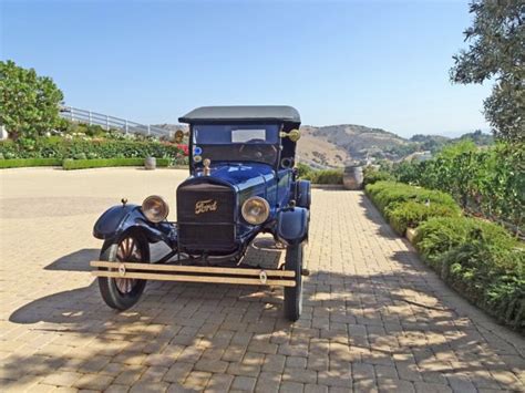 1926 Ford Model T Roadster Pickup Truck Factory Original Blue Runabout