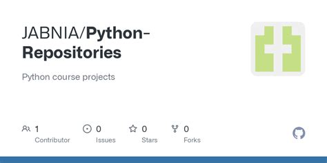 Github Jabniapython Repositories Python Course Projects