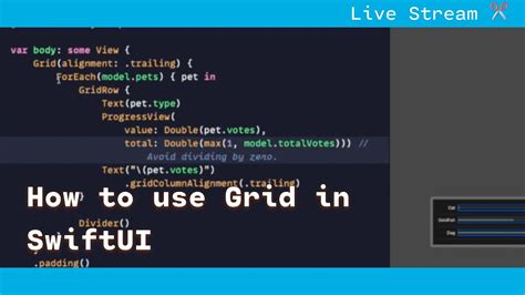 Grids In SwiftUI Define Alignment Override On A Per Column Basis And Span Multiple Columns