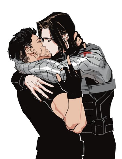 Bucky Barnes Winter Soldier And Brock Rumlow Marvel And 3 More Drawn By Allielynee Danbooru