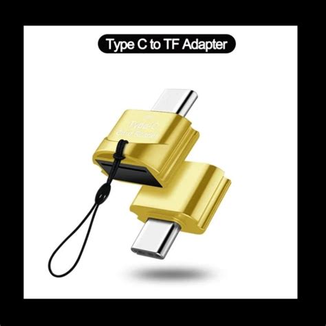 Type C To Micro SD TF Adapter OTG USB Adapters Smart Memory Card Reader Micro USB To Type C