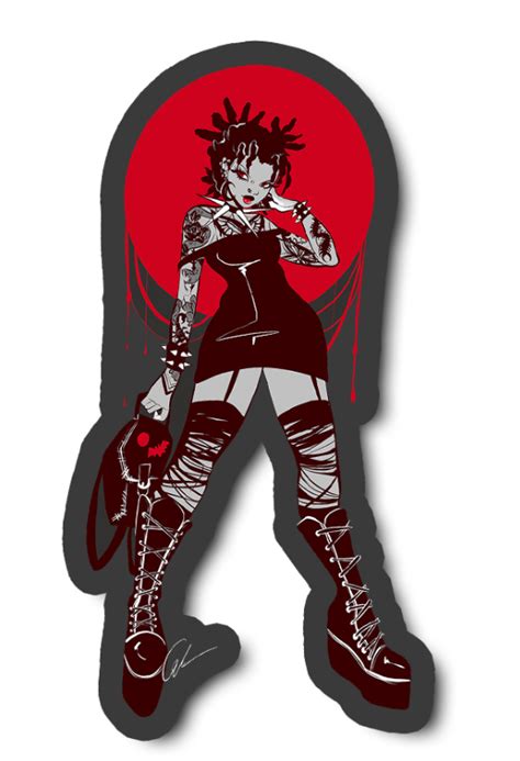 Goth Girls Sticker Set Missupacey