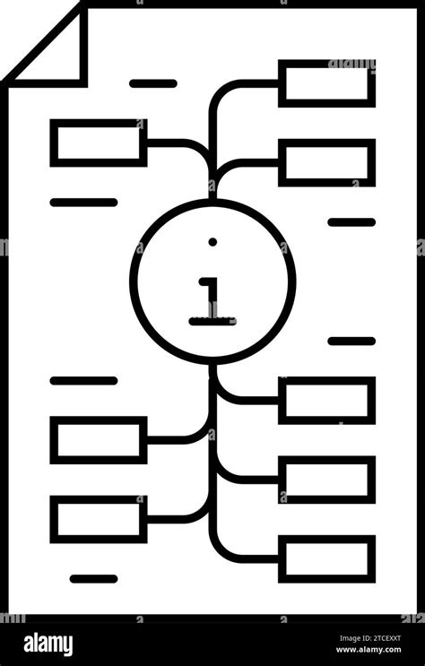 Information Mapping Technical Writer Line Icon Vector Illustration Stock Vector Image And Art Alamy