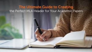 Crafting MLA Header A Student S Guide To Perfect Formatting