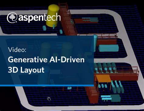 Generative Ai Driven 3d Layout Industrial Artificial Intelligence Aspen Optiplant Aspentech