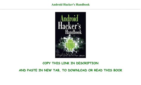 android hacker s handbook