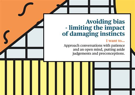 Avoiding Bias Limiting The Impact Of Damaging Instincts