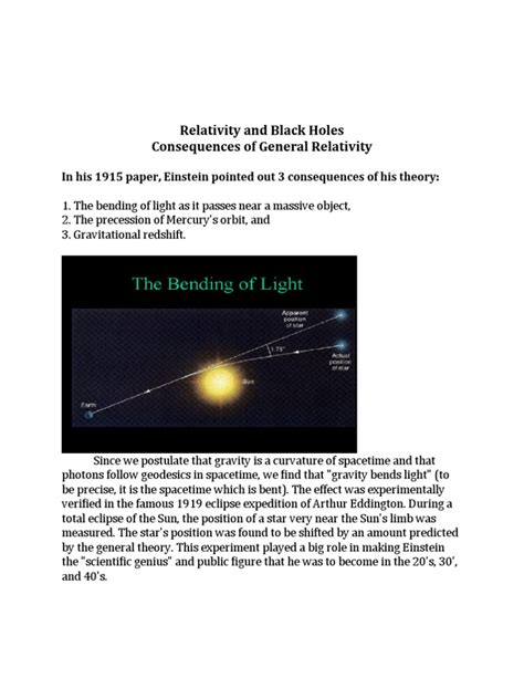 Relativity And Black Holes Download Free Pdf General Relativity