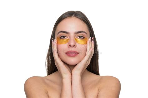 Problem Skin Woman Use Eye Patch Facial Treatment Korean Beauty