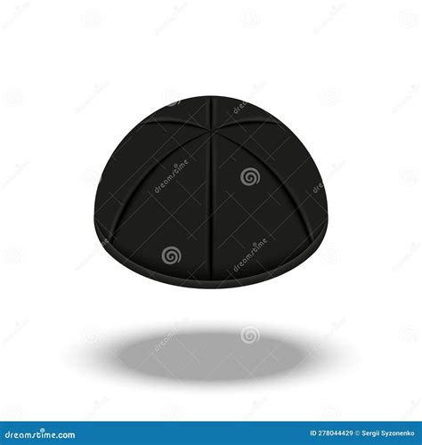 A Black Cloth Kippah Is A Brimless Cap Traditionally Worn By Jewish