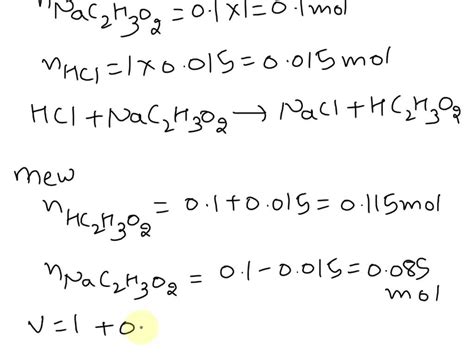 solved a 1 0 l buffer solution contains 0 100 m mol hc2h3o2 and 0 100
