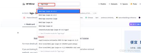 Huggingface镜像站hf Mirror的各大ai模型文件下载hfmirror怎么下载模型 Csdn博客