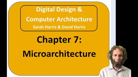 Ddca Ch7 Part 1 Microarchitecture Introduction Youtube