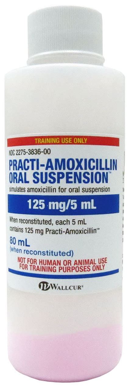 Amoxicillin Liquid Bottle