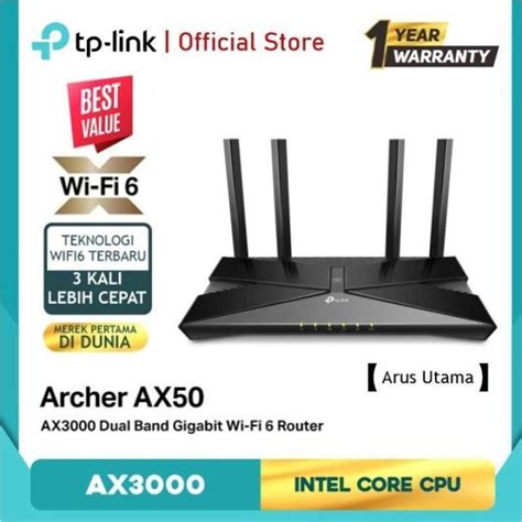 Promo Tp Link Archer Ax Ax Dual Band Gigabit Wi Fi Router Diskon Di Seller Metoocel